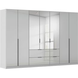 Dreht&uuml;renschrank OTTO HOME, B:315cm H:210cm T:54cm, grau, Holzwerkstoff, Schr&auml;nke, "Kleiderschrank Kleiderschr&auml;nke Schrank Garderobe AGORDO mit