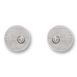 ONE ELEMENT Damen Paar Ohrh&auml;nger "Zirkonia Kreise Ohrringe Ohrstecker aus 925 Silber", Damen, Silber 925 (Sterlingsilber), silber, Silber 925