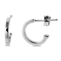 Adelia&acute;s ADELIA ́S Damen Paar Ohrh&auml;nger "Unisex Ohrstecker aus rhodiniertem 925 Sterling Silber", Unisex, Silber 925 (Sterlingsilber), silber, Silber 925