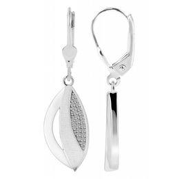 Adelia&acute;s ADELIA ́S Damen Paar Ohrh&auml;nger "Damen Ohrh&auml;nger aus poliertem 925 Sterling Silber und Zirkonia", Damen, Silber 925 (Sterlingsilber), silber, Silber
