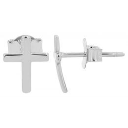Adelia&acute;s ADELIA ́S Damen Paar Ohrh&auml;nger "Damen Ohrstecker aus 925 Sterling Silber mit Kreuz", Damen, Silber 925 (Sterlingsilber), silber, Silber 925