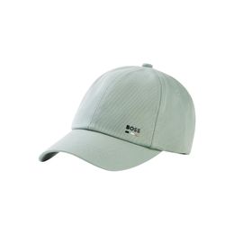 BOSS Damen Baseball Cap "Zed BOSS Icon"open gr&uuml;n 373, unifarben, Twill, Baumwolle, Caps, Unisex, Baumwoll-Twill