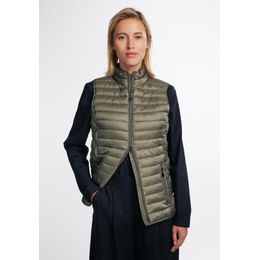 Eterna Damen Steppweste, gr&uuml;n, Gr. L, 100% Polyester, Westen