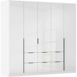 Dreht&uuml;renschrank OTTO HOME, B:226cm H:210cm T:54cm, wei&szlig;, Holzwerkstoff, Schr&auml;nke, "Kleiderschrank Schrank Garderobe AGORDO mit Dekor- oder