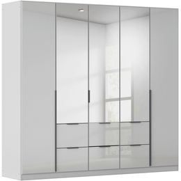 Dreht&uuml;renschrank OTTO HOME, B:226cm H:210cm T:54cm, grau, Holzwerkstoff, Schr&auml;nke, "Kleiderschrank Kleiderschr&auml;nke Schrank Garderobe AGORDO mit