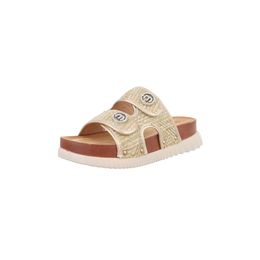 Ital-Design Pantolette Damen Gr&ouml;&szlig;e 36 beige / sand