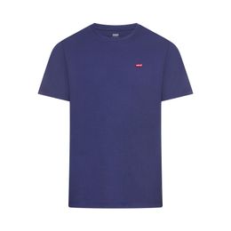 Levi's LEVI'S Herren T-Shirt "ORIGINAL HM TEE"blau ribbon, Gr. XL, Jersey, Obermaterial: 100% Baumwolle, Shirts, mit Logo Print