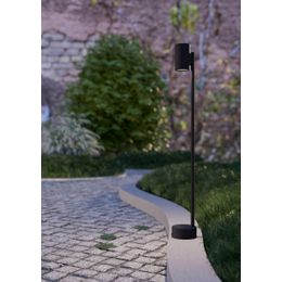 Eglo Stehlampe "Izzalini Au&szlig;enleuchte, Stehlampe, Metall, Wegeleuchte, GU10, IP44", 1, H: 85cm, 1 Stk.schwarz, Wohnzimmer, Leuchten, Stehleuchte -