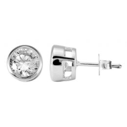 Adelia&acute;s ADELIA ́S Damen Paar Ohrh&auml;nger "Damen Ohrstecker aus 925 Sterling Silber und Zirkonia - Strass", Damen, Silber 925 (Sterlingsilber), silber, Silber