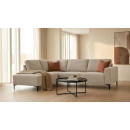 Ecksofa Home Affaire, B:256cm H:85cm T:198cm, braun, 100% Polyester, Wohnzimmer, Sofas, "Tournon, L-Form, Breite 256 cm, Webstoff, Chenille",