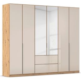 Dreht&uuml;renschrank OTTO HOME, B:271cm H:229cm T:54cm, beige, Holzwerkstoff, Schr&auml;nke, "Kleiderschrank Kleiderschr&auml;nke Schrank Garderobe AGORDO mit