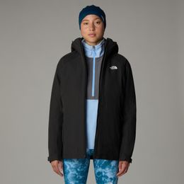 The North Face Damen Funktionsjacke, schwarz, Gr. S, unifarben, Stoff, Obermaterial: 100% Polyester, Jacken, mit Kapuze, wasserdicht, warm gef&uuml;ttert,