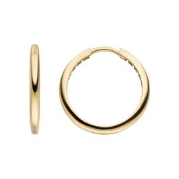 Jobo Damen Paar Creolen "rund Ohrringe 25 mm", 24,9mm, Gelbgold 333gelbgold 333, Gelbgold 333, Ohrringe, 8 Karat 333 Gold