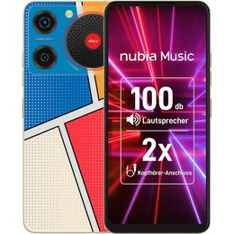 NUBIA Smartphone "nubia Music", 128 GB, bunt, Mobiltelefone