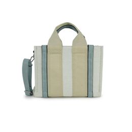Harpa Damen Schultertasche "TAMI"hellblau, Polyurethan (PU), mehrfarbig, Taschen, mit sportlichen Canvas-Streifen