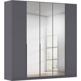 Dreht&uuml;renschrank OTTO HOME, B:226cm H:210cm T:54cm, grau, Holzwerkstoff, Schr&auml;nke, "Kleiderschrank Schrank Garderobe AGORDO mit Dekor- oder