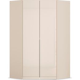 Eckkleiderschrank OTTO HOME, B:117cm H:229cm T:117cm, beige, Holzwerkstoff, Schr&auml;nke, "Kleiderschrank Schrank Ankleidezimmer Schlafzimmer Garderobe