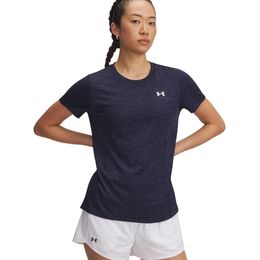 Under Armour Damen Trainingsshirt "TECH SSC- TWIST", wei&szlig;, Gr. M, Obermaterial: 100% Polyester, Shirts, Kurzarm-Design, normale Schnittform,