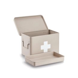 zeller PRESENT Aufbewahrungsbox "Medizinbox", B/H/T: 32cm x 21cm x 20cm, beige, Kinderzimmer, Aufbewahrungsboxen, Metall