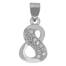 Adelia&acute;s ADELIA ́S Damen Kettenanh&auml;nger "moderner Unendlichkeitszeichen Anh&auml;nger aus 925 Sterling Silber", Silber 925 (Sterlingsilber), gold, Silber 925