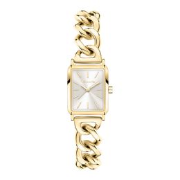 Tamaris Damen Quarzuhr "Chain Watch"goldfarben, Armbanduhren, Armbanduhr, Damenuhr, Edelstahlarmband, analog