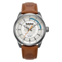 Timberland Damen Quarzuhr "Lanigan"braun, wei&szlig;, Armbanduhren, Armbanduhr, Herrenuhr, Lederarmband, analog