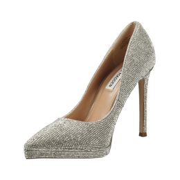 Steve Madden Damen High-Heel-Pumps "Steve Madden Pumps Lederimitat", Gr. 37silber, Lederimitat, Schuhe