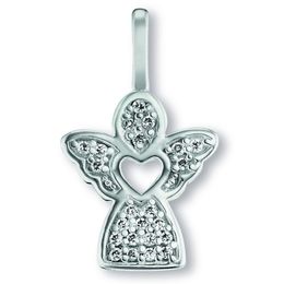 ONE ELEMENT M&auml;dchen Kettenanh&auml;nger "Zirkonia Engel Anh&auml;nger aus 925 Silber", Silber 925 (Sterlingsilber), silber, Silber 925 (Sterlingsilber),