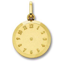 ONE ELEMENT M&auml;dchen Kettenanh&auml;nger "Geburtsuhr Anh&auml;nger aus 333 Gelbgold &Oslash; 12,5 mm", Gelbgold 333 Gold, gold, Gelbgold 333, Gold, Schmuckanh&auml;nger,