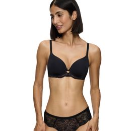 Triumph Damen B&uuml;gel-BH "Amourette Charm WHP01", Gr. 90, schwarz, Microtouch, Obermaterial: 58% Polyamid, 25% Polyester, 17% Elasthan, unifarben, BHs,