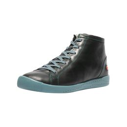 Softinos Damen Schn&uuml;rstiefelette "Softinos Stiefelette Leder", Gr. 37forest, Leder, Schuhe
