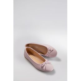 ANISTON SHOES Damen Ballerina, Gr. 38, rosa, Lederimitat, Basic, Schuhe, Loafer, Slipper, Schlupfschuh - NEUE KOLLEKTION