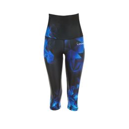 WINSHAPE Damen Leggings "High Waist HWL202", blau, Gr. XL, 80% Polyester, 20% Elasthan, Hosen, mit Anti-Rutsch-Effekt