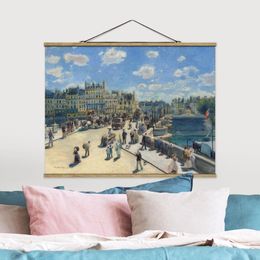 Bilderwelten Stoffbild mit Posterleisten Pierre-Auguste Renoir - Pont-Neuf