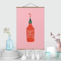 Bilderwelten Stoffbild mit Posterleisten Kein Bock
