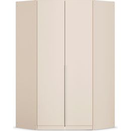 Eckkleiderschrank OTTO HOME, B:117cm H:210cm T:117cm, beige, Holzwerkstoff, Schr&auml;nke, "Kleiderschrank Schrank Ankleidezimmer Schlafzimmer Garderobe
