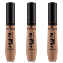 Essence Damen Concealer "CAMOUFLAGE+ MATTE concealer", 24ml, beige, Teint-Kosmetika, 3-tlg., alle Hauttypen, hohe Deckkraft, langanhaltend
