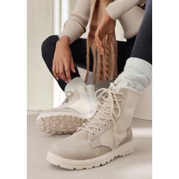 Vivance Damen Stiefelette "Stiefel, Boots", Gr. 38, beige, Obermaterial: 100% Lederimitat. Decksohle: 100% Textilmaterial. Futter: 100%