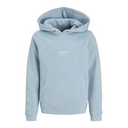 JACK & JONES MINI Sweatshirt 'JJESoho' Jungen Gr&ouml;&szlig;e 122 pastellblau / wei&szlig;