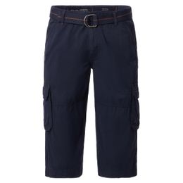 Casamoda Herren 3/4-Hose "Casamoda 3/4 - Shorts uni", blau, Gr. 32, 100% Baumwolle, Hosen