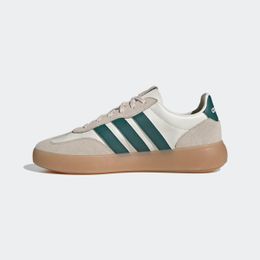 Herren Sneaker "BARREDA DECODE", adidas Sportswear, Gr. 46, wei&szlig;, Leder, Schuhe, inspiriert vom Design des adidas handball spezial