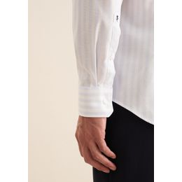 Seidensticker Herren Businesshemd "Slim", blau, Gr. 43, gestreift, 100% Baumwolle, Hemden, Slim 1/1 Kentkragen Streifen