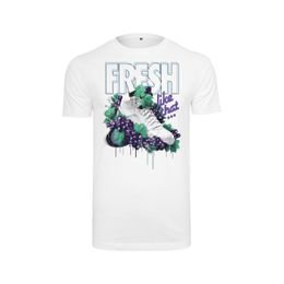MisterTee Herren T-Shirt "MisterTee Fresh Like That Tee"wei&szlig;, Gr. XS, bedruckt, 100% Baumwolle, Shirts