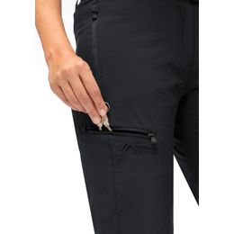 Maier Sports Damen Outdoorhose "DA-HOSE LINING EL. LULAKA WINTER", schwarz, Gr. 34, Obermaterial: 90% Polyamid, 10% Elasthan, Hosen, mit vier