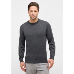 Eterna Herren Strickpullover "REGULAR FIT"anthrazit, Gr. XXXL, 100% Wolle (Merino), Pullover