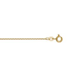 ONE ELEMENT Damen Goldkette "Halskette Rundankerkette aus 333 Gelbgold &Oslash; 1,2 mm", 36, Gelbgold 333 Gold, gold, Gelbgold 333, Gold, Halsketten,