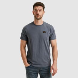 PME-Legend T-Shirt PME LEGEND, Herren, Gr. M, vintage indigo, Jersey, Obermaterial: 95% Baumwolle, 5% Elasthan, unifarben, normal normal, Rundhals, gerader Abschluss, Shirts T-Shirt, mit Logobadge