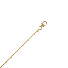 ONE ELEMENT Damen Goldkette "Halskette Tonda rund Reif aus 585 Gelbgold &Oslash; 1 mm", 50, Gelbgold 585 Goldgold, Gelbgold 585, Gold, Halsketten,