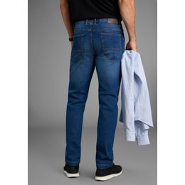 Arizona Herren Straight-Jeans, blau, Gr. 54, unifarben, Denim/Jeans, Obermaterial: 84% Baumwolle, 14% Polyester, 2% Elasthan, Jeans, gerader Schnitt,