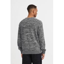 Blend Herren Strickpullover "BHBENJAMIN CREW KNIT"iron gate, Gr. XXXL, meliert, Strick, Obermaterial: 100% Baumwolle, Pullover, aus Baumwolle,